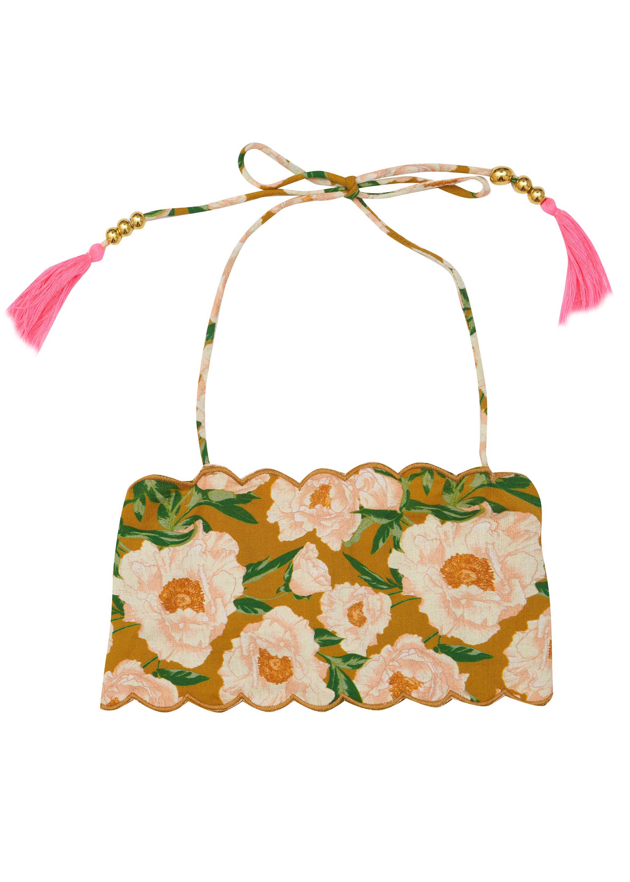 Remi Top-Soirée Bouquet Honey Mustard – Bella and Lace