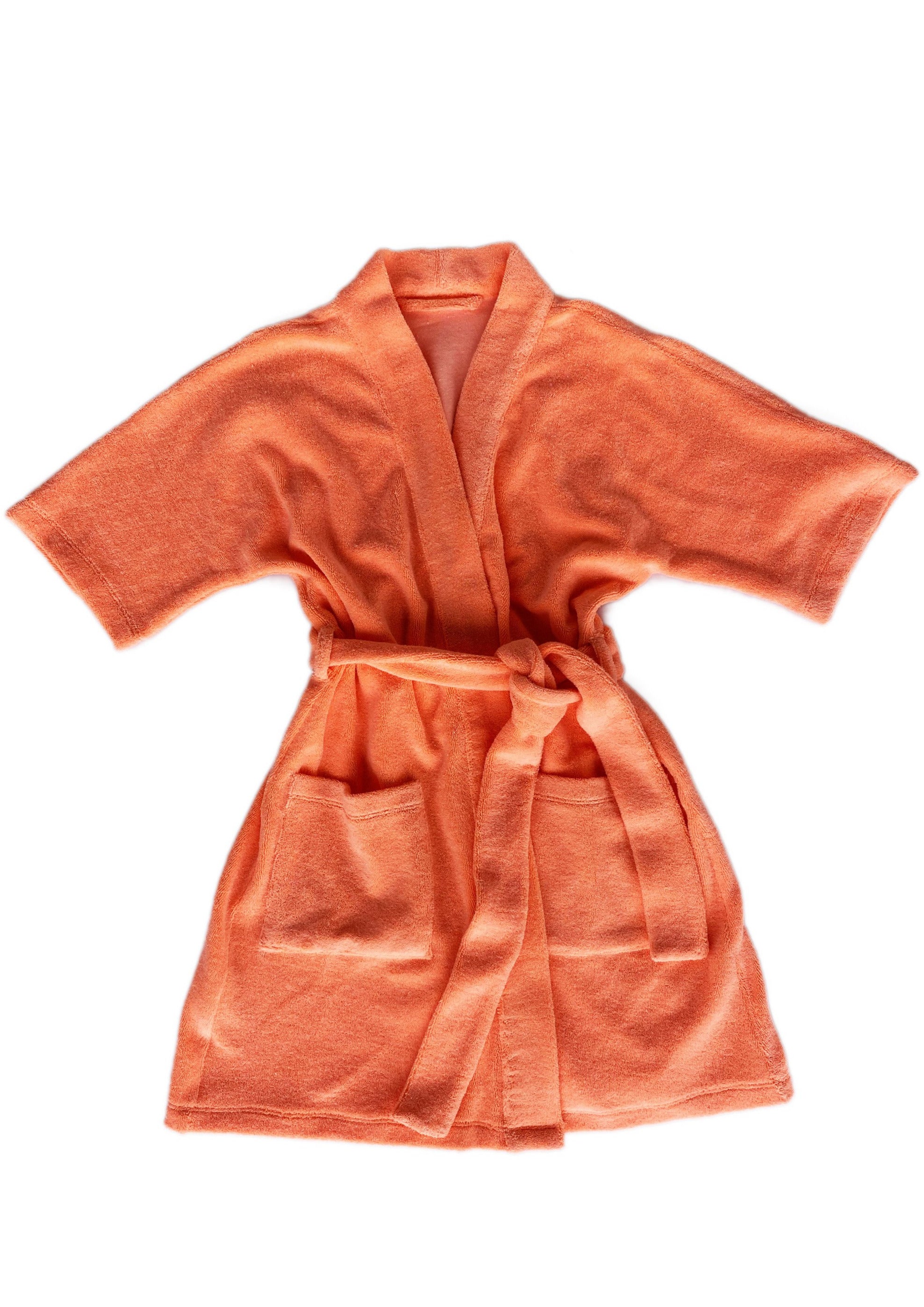 Sunday Terry Beach Robe - Neon Orange – Bella and Lace